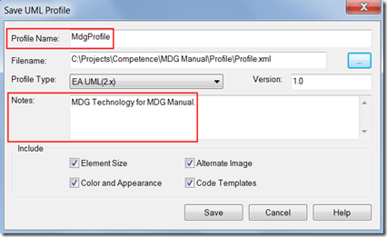 Thomas' blog: Creating an MDG – Part 1: Create an UML Profile